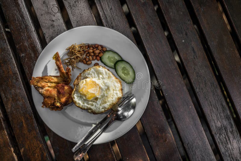 Local breakfast dish stock photo. Image of fried, utensil - 67504764