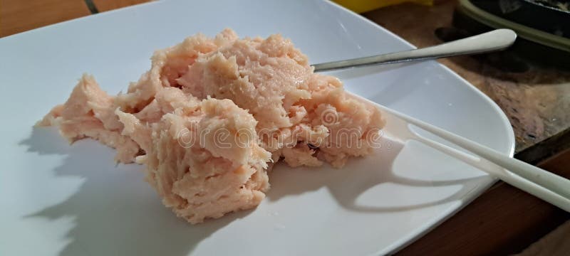 Local Chicken Meat in a Blender Stock Photo - Image of five, milk ...