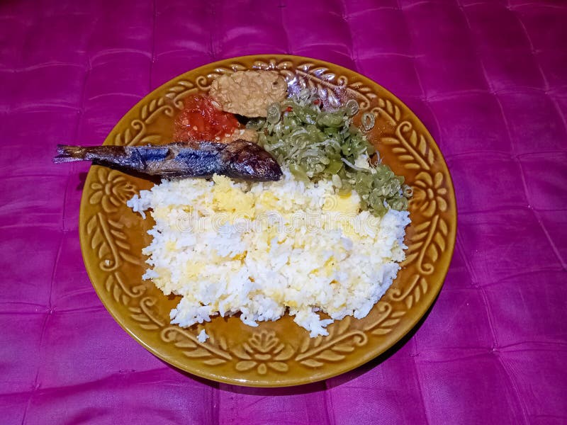 Local Culinary Delights that are Very Simple and Also Nutritious. Stock ...