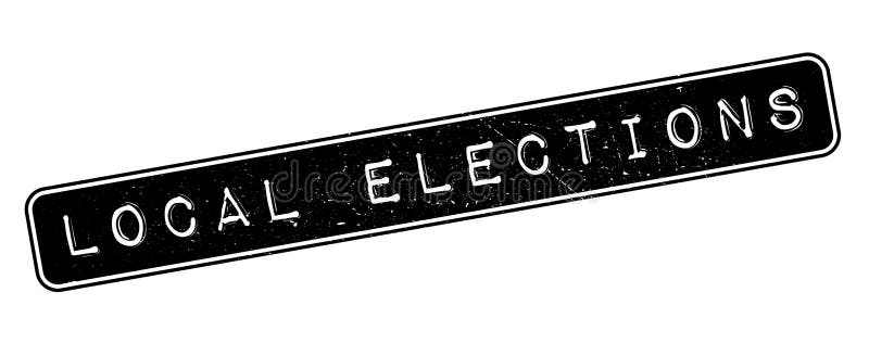 Local Elections Rubber Stamp Stock Illustration - Illustration of aged ...