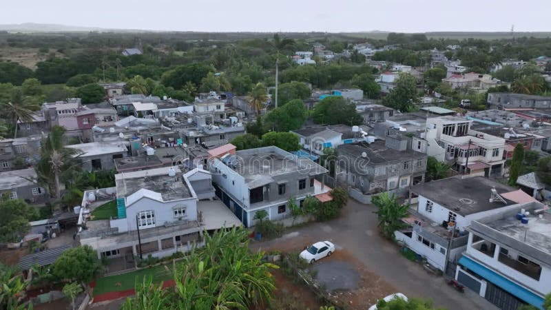 Local Favelas in Mauritius stock footage. Video of city - 271062808