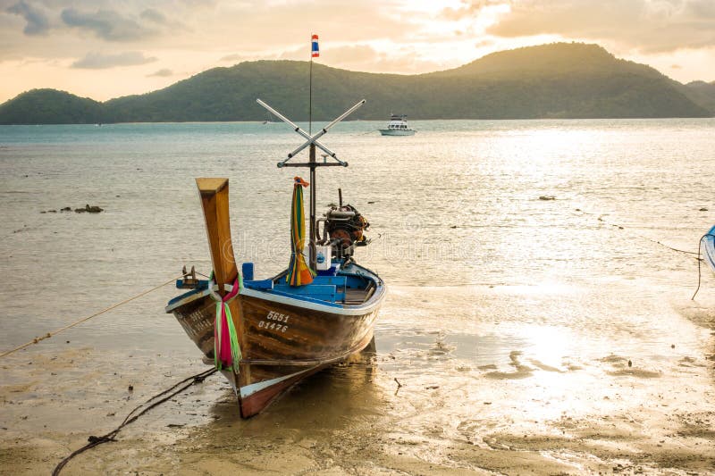 Local Fishing Boat on the Beach. Editorial Photography - Image of local ...