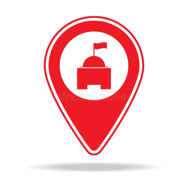 Local Government Map Pin Icon Element Of Warning Navigation Pin Icon For Mobile Concept And Web 2407