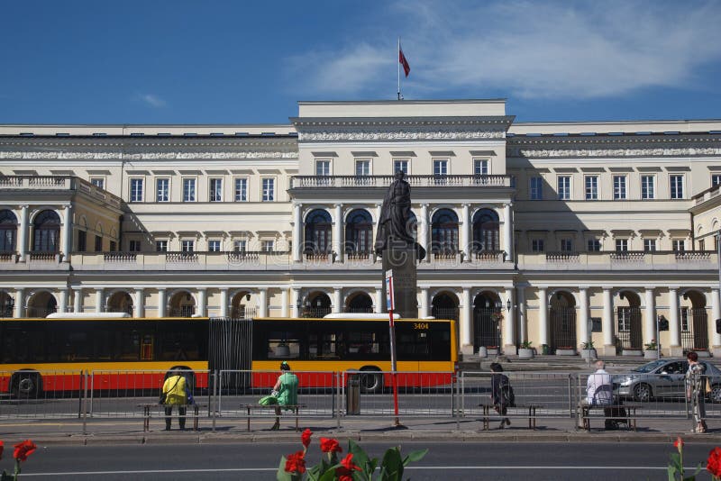 Local Government Office Facade in Warsaw, Poland Editorial Image ...