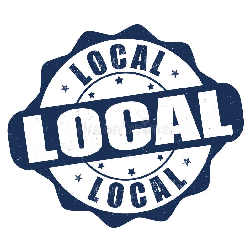 Locally Made Sticker or Badge Stock Vector - Illustration of decorative ...
