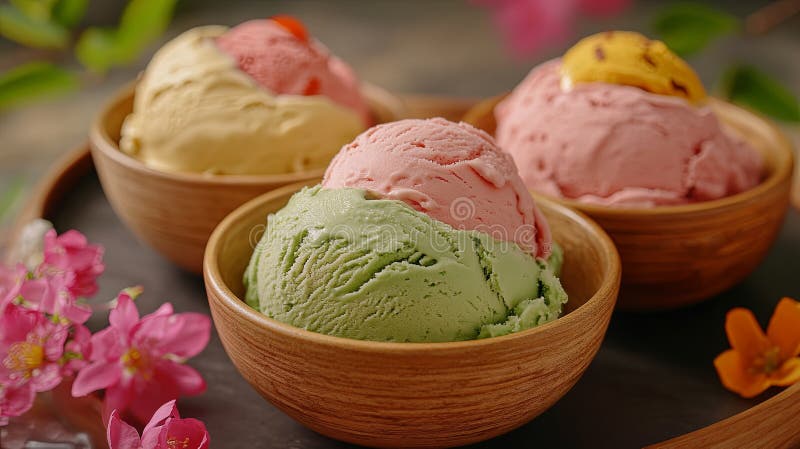 Local Ice Cream Parlor with Unique Flavors Pic Stock Image - Image of ...