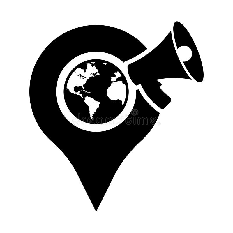 Local Market Advertisement Icon Stock Vector - Illustration of vector ...