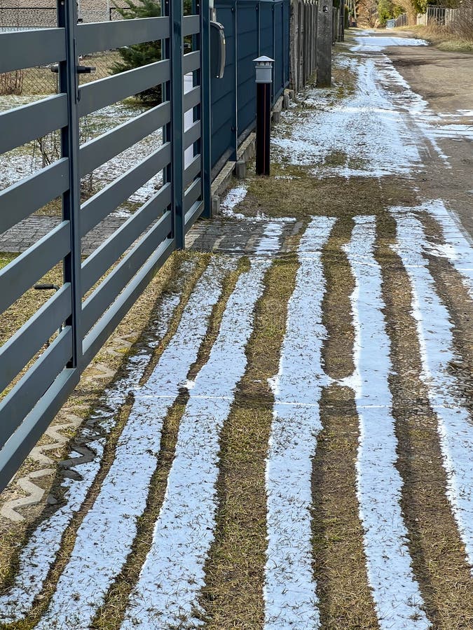 Local Melting of Snow in a Sunny Location and Snow Remaining in the ...