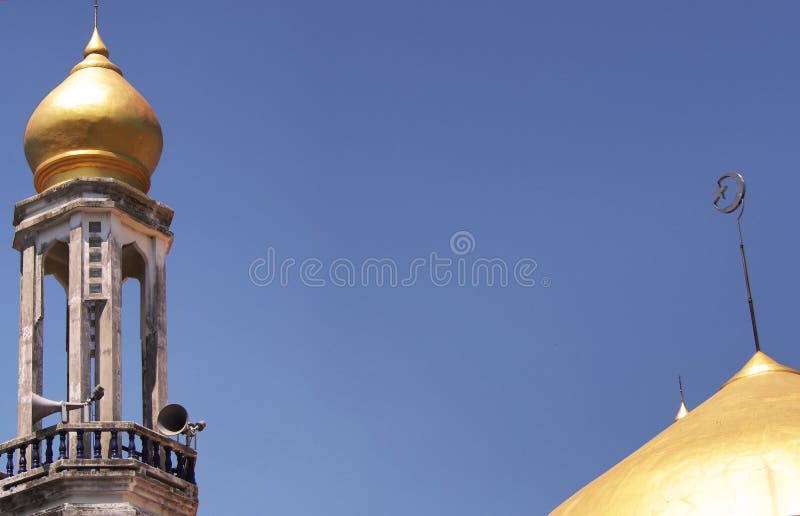 Local Mosque Architecture Dome Religious Place Stock Photo - Image of ...