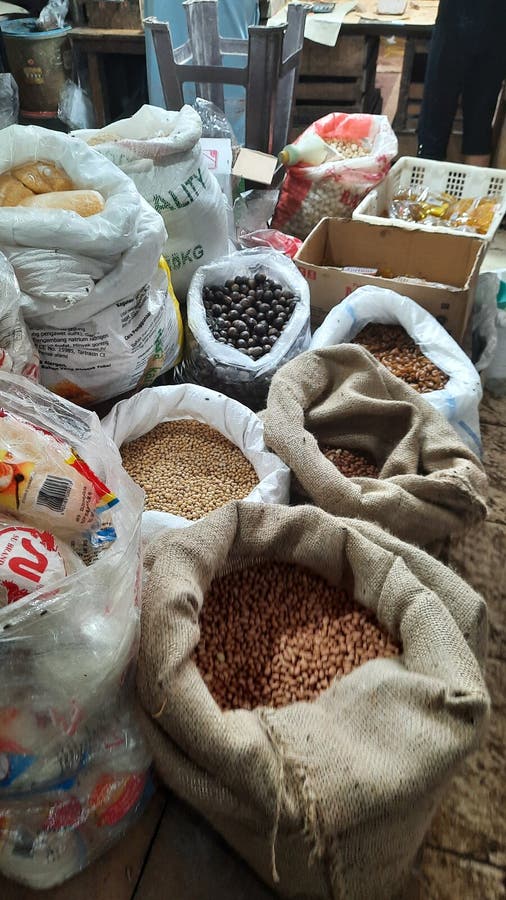 Local Mung Bean in Traditional Market Editorial Stock Photo - Image of ...