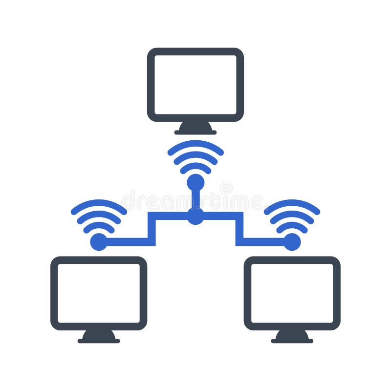 Local network stock illustration. Illustration of office - 5207771