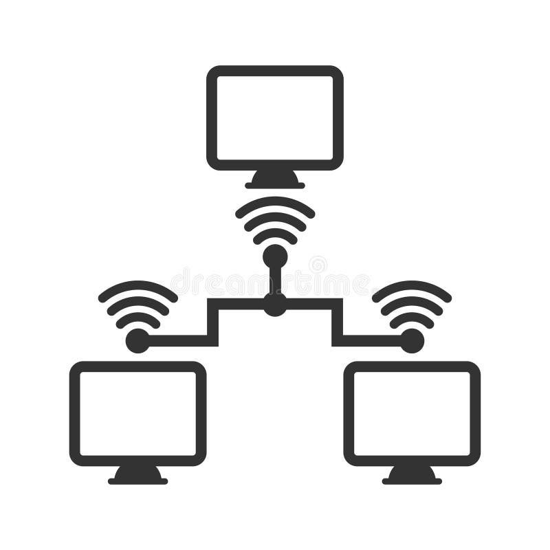 Local network stock illustration. Illustration of office - 5207771