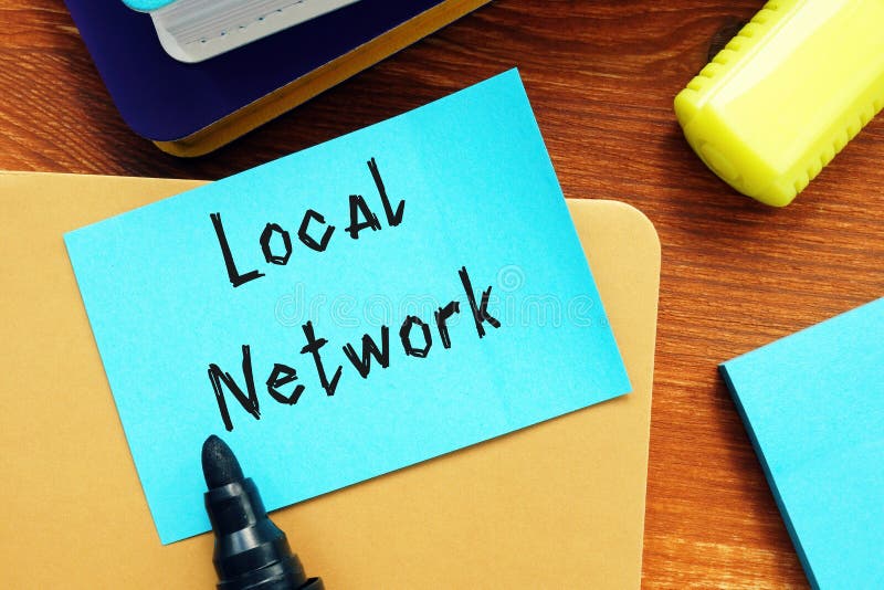 Local Network Inscription Sheet Stock Photos - Free & Royalty-Free ...