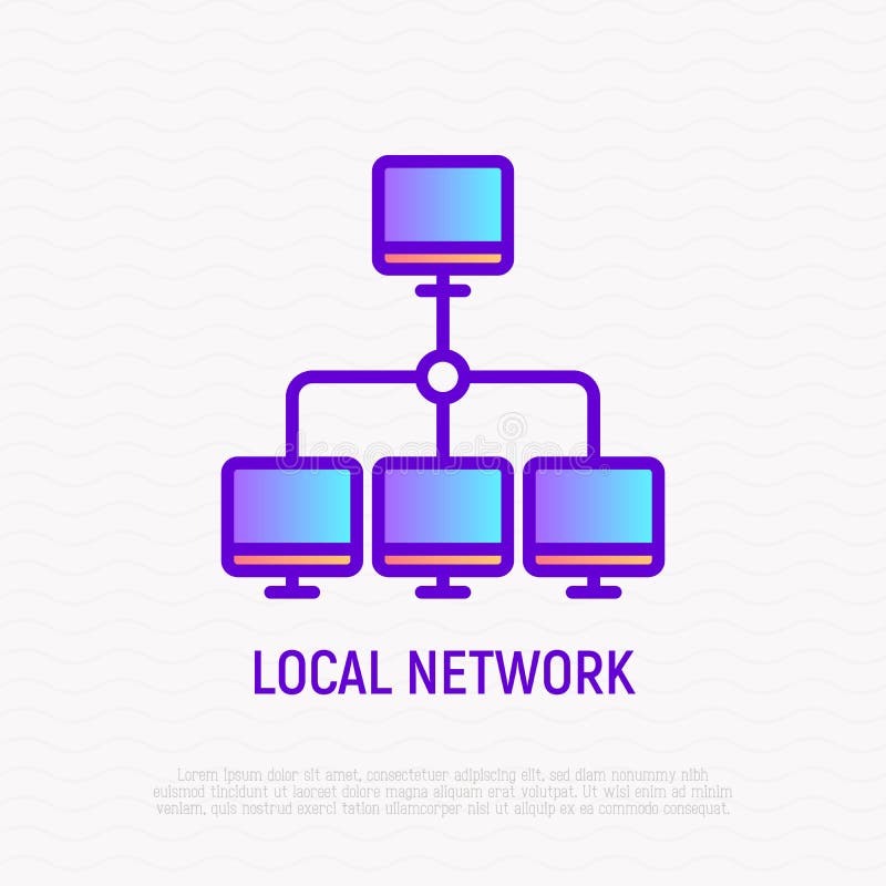 Local Area Network Line Stock Illustrations – 296 Local Area Network ...