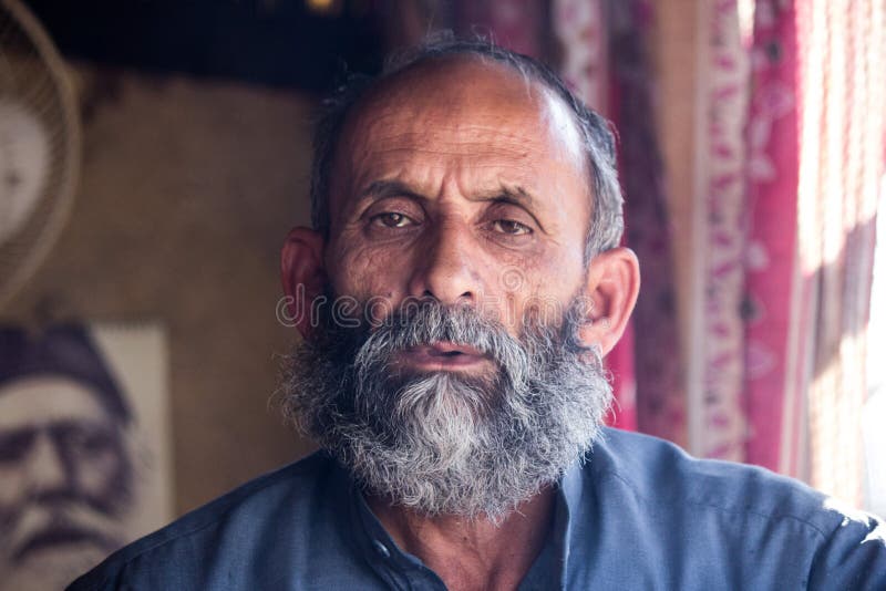 Portrait Of An Old Pakistani Man Editorial Stock Image - Image of ...