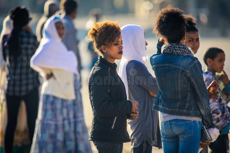 Local People on the Asmara Streets Editorial Stock Image - Image of ...