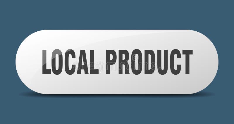Local Product Button. Local Product Sign. Key. Push Button Stock Vector ...