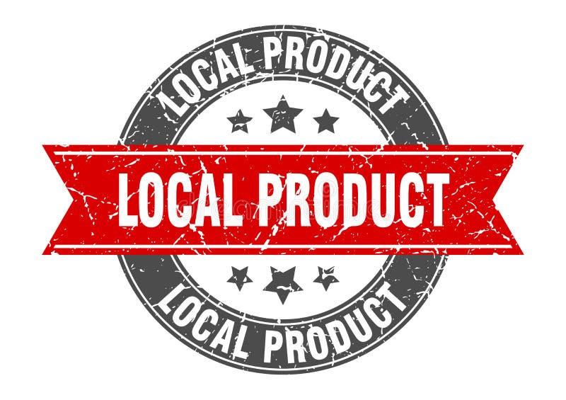 Local Product Label Sticker Stock Vector - Illustration of badge ...