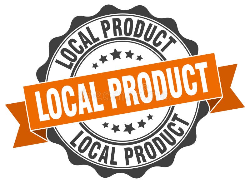 Local product stamp stock vector. Illustration of sign - 87873464