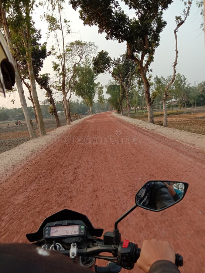Local road area Bangladesh stock image. Image of driving - 261861513