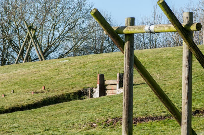 Assault course sprint stock photo. Image of camouflage - 1051680