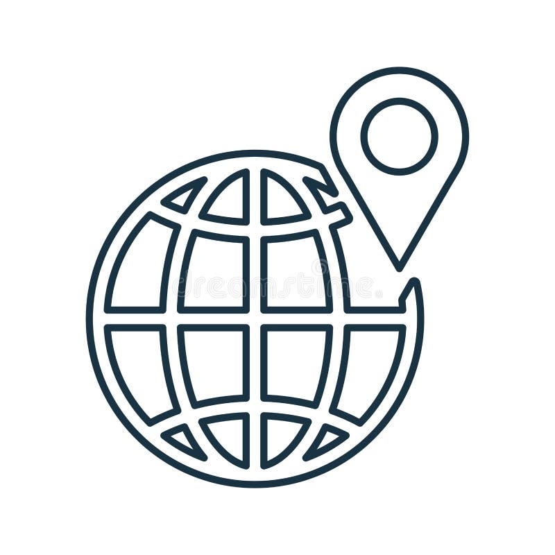 Local, Seo, Gps, Location Outline Icon. Line Art Vector Stock Vector ...