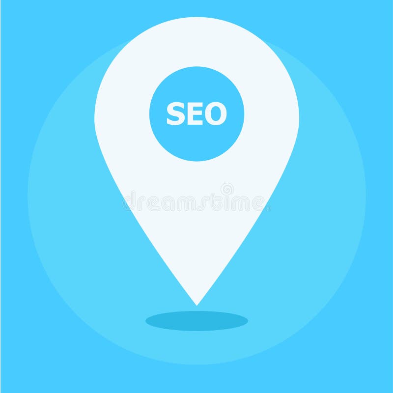 Local Seo Marketing Banner. Icon Stock Vector - Illustration of idea ...
