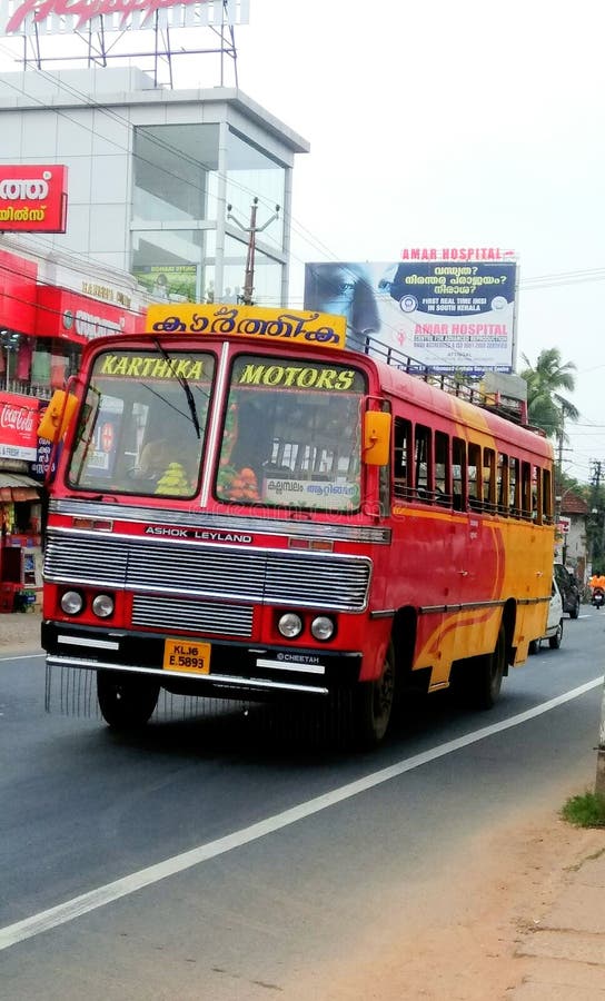 Local service buses editorial photo. Image of kerala - 133228241