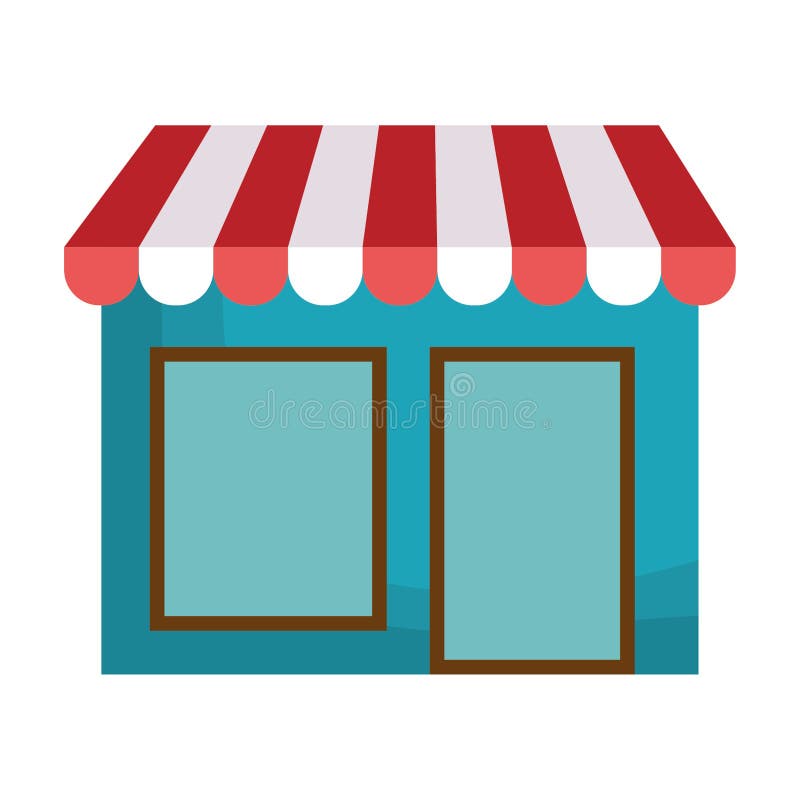 Local shop building stock vector. Illustration of downtown - 80770105