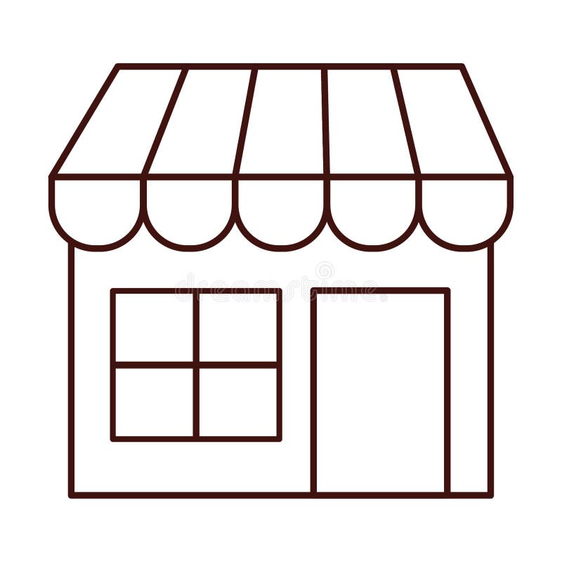 Local shop building stock vector. Illustration of local - 80770434