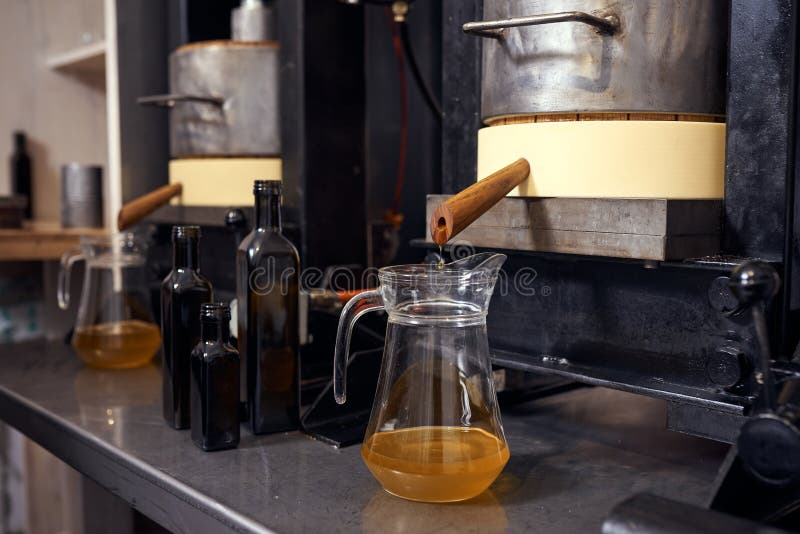 Local Small Seed Oil Production. Fresh Extra Virgin Linseed Oil ...