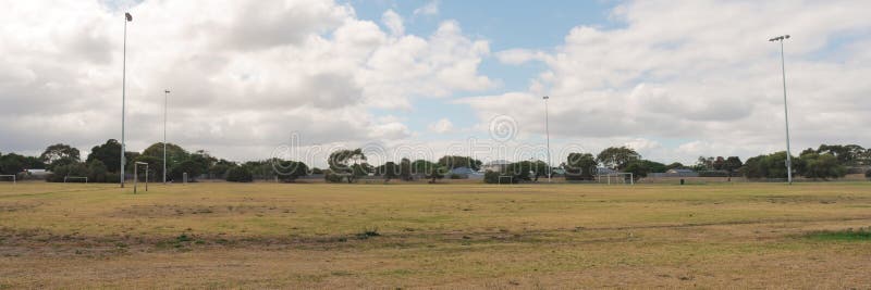 Local soccer field stock image. Image of panorama, recreation - 29043255