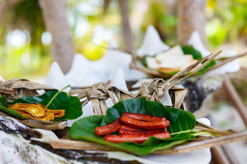 Local south pacific food stock photo. Image of dish, catering - 58653934