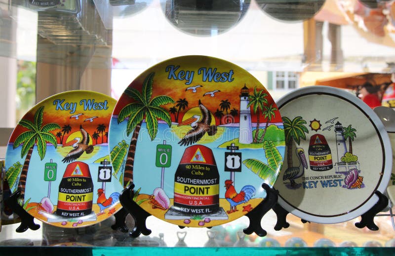 Local Souvenirs in Key West, Florida Editorial Stock Image - Image of ...