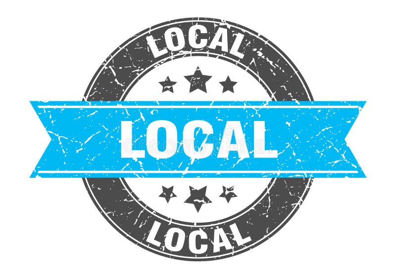 Buy local stamp stock vector. Illustration of grungy - 84299765