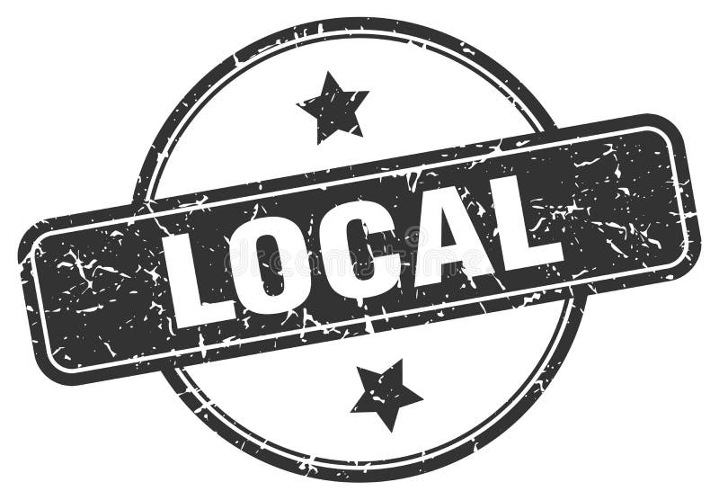 Local Stamp. Local Round Grunge Sign Stock Vector - Illustration of ...