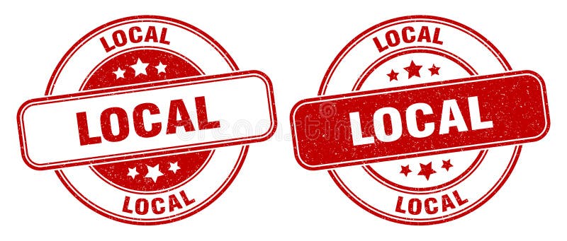 Local Stamp. Local Label. Round Grunge Sign Stock Vector - Illustration ...