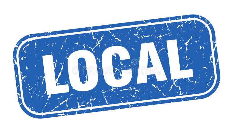 Buy local stamp stock vector. Illustration of grungy - 84299765