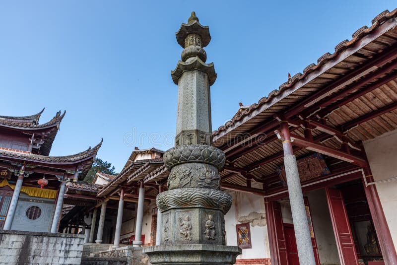 Local Structure of Chinese Traditional Buddhist Temples Stock Photo ...