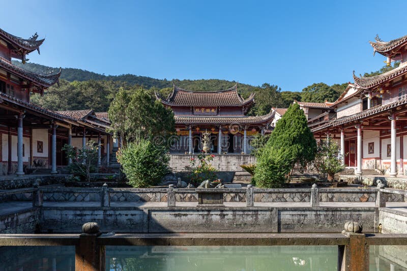 Local Structure of Chinese Traditional Buddhist Temples Stock Image ...