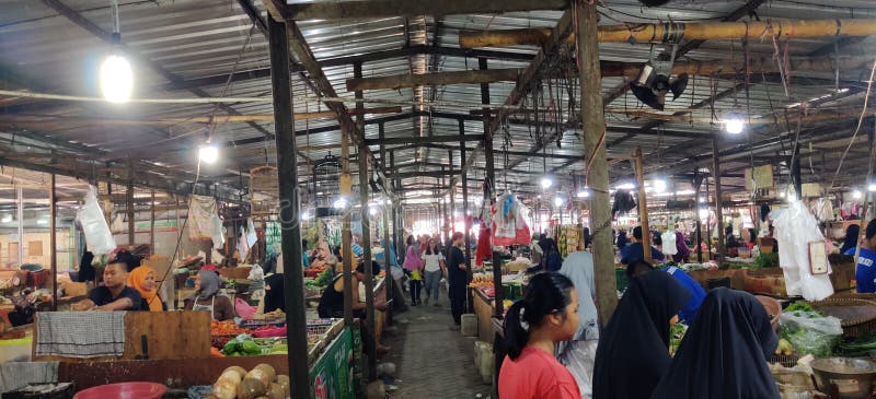 Local Traditional Market Theme for Background Editorial Image - Image ...