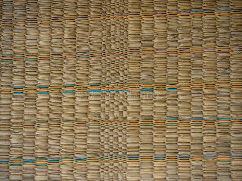 Local Traditional Thai Mat Textured, Pattern and Background Stock Photo ...