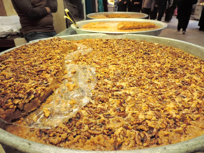 Local Sweets Shop in the Streets of Karbala, Iraq Stock Image - Image ...
