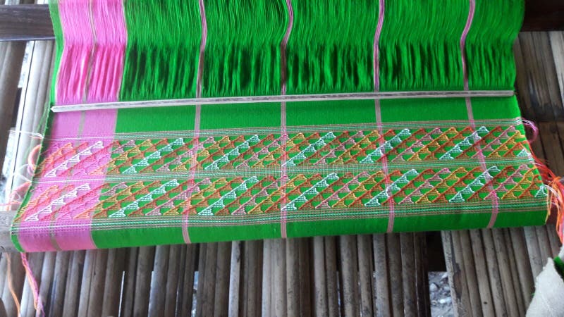 Local weaving stock photo. Image of local, pink, green - 133901326