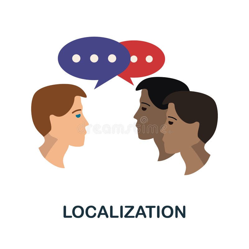 Localization Icon. Simple Element from Online Education Collection ...