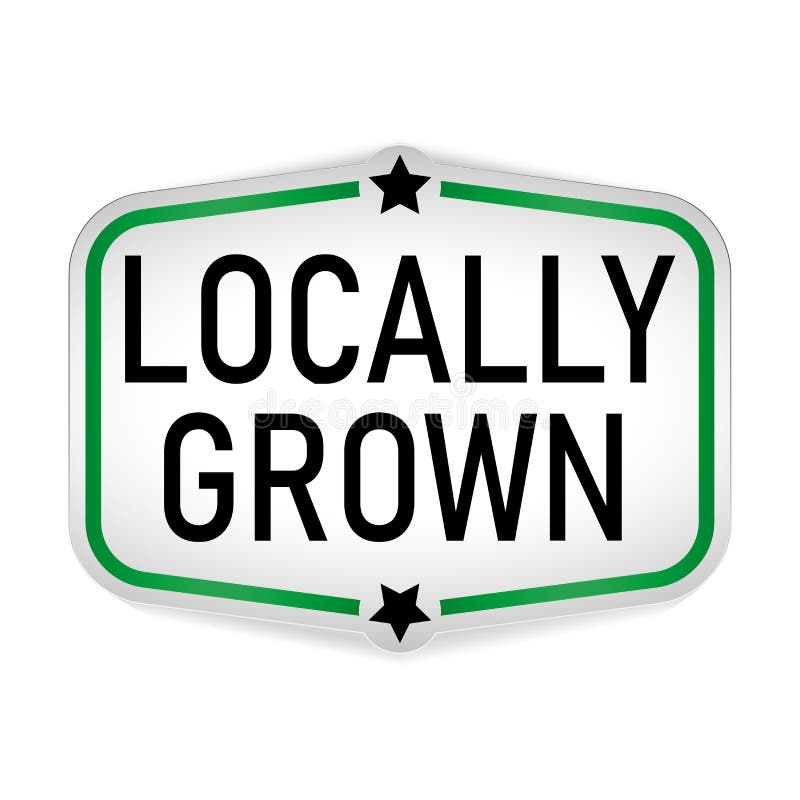 Locally Grown Badge Stock Illustrations – 827 Locally Grown Badge Stock ...