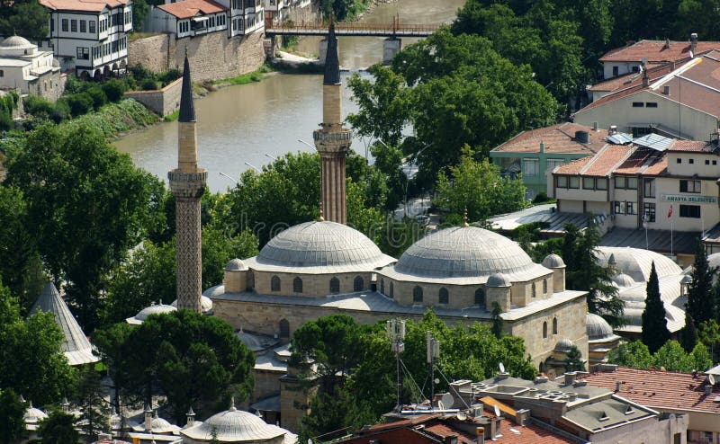Sultan Beyazit Mosque and Complex - Amasya TURKEY Stock Image - Image ...