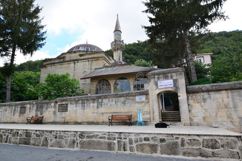 Ferhat Pasha Mosque Interior Stock Image - Image of culture, building ...