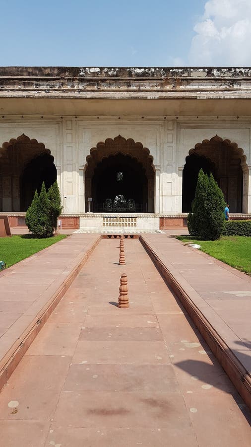 Red fort editorial image. Image of building, walkway - 99200215