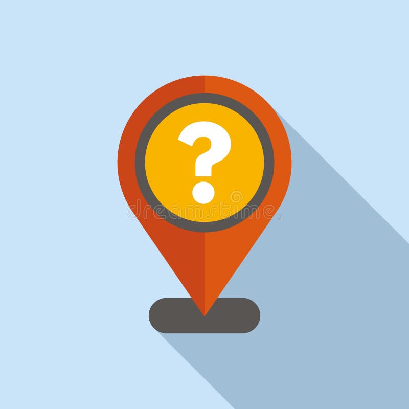 Location Anonymous Icon Flat Vector. Mark User Person Stock ...